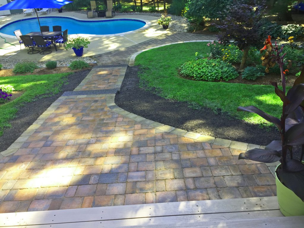 What should I do for a walkway down to my pool? | Artistic Landscapes