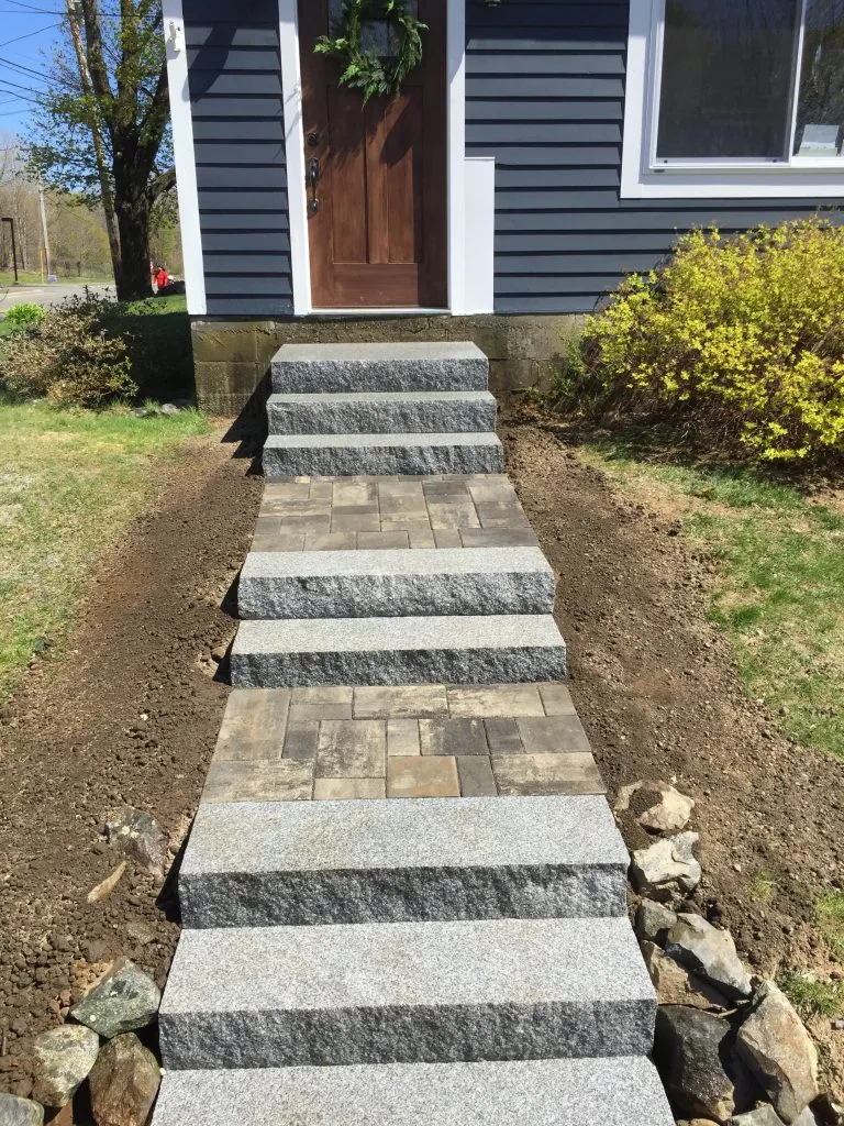 How are granite steps built? | Artistic Landscapes