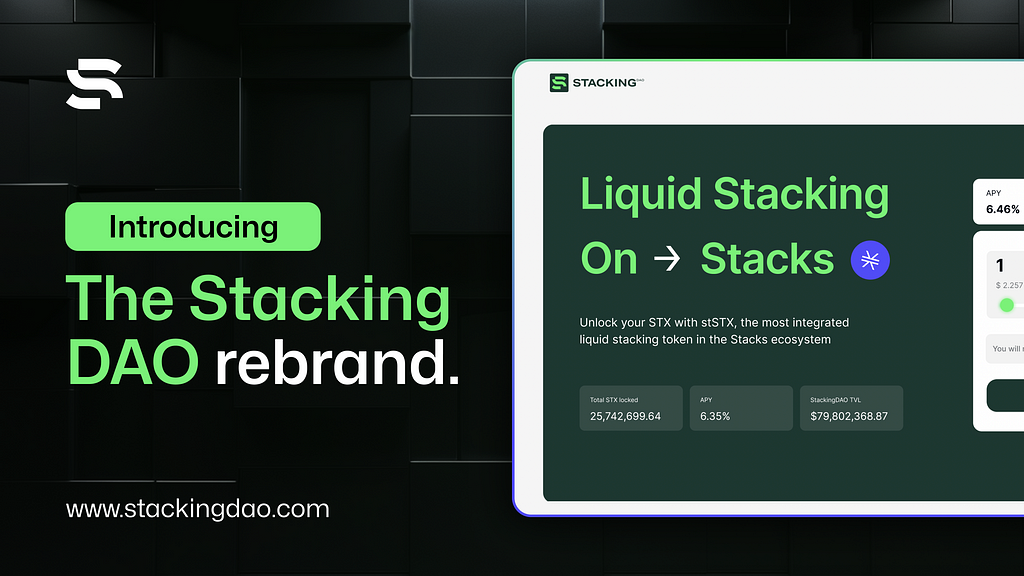 Stacks - The Stacking DAO rebrand
