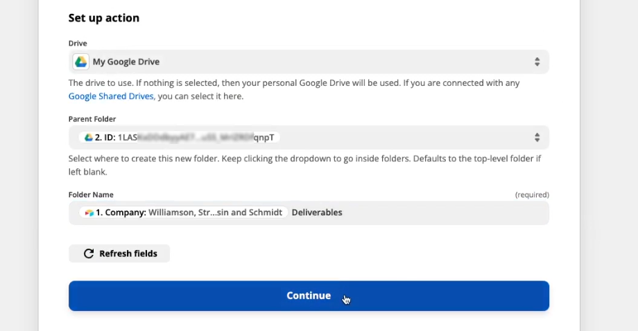 How to Make Nested Folders in Google Drive with Zapier