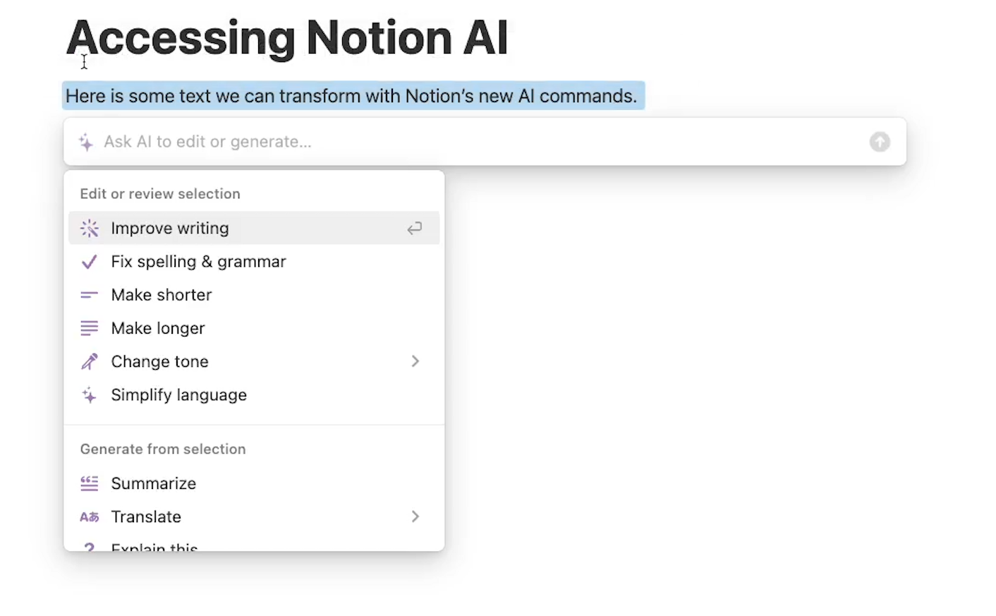 How to Use Notion's New AI Features