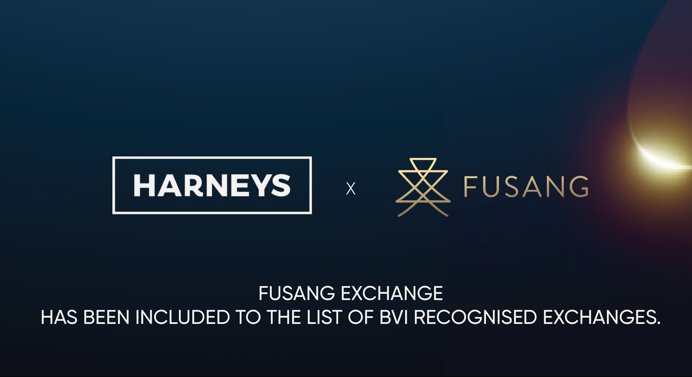 Fusang Exchange Included to the list of BVI Recognised Exchanges| Harneys