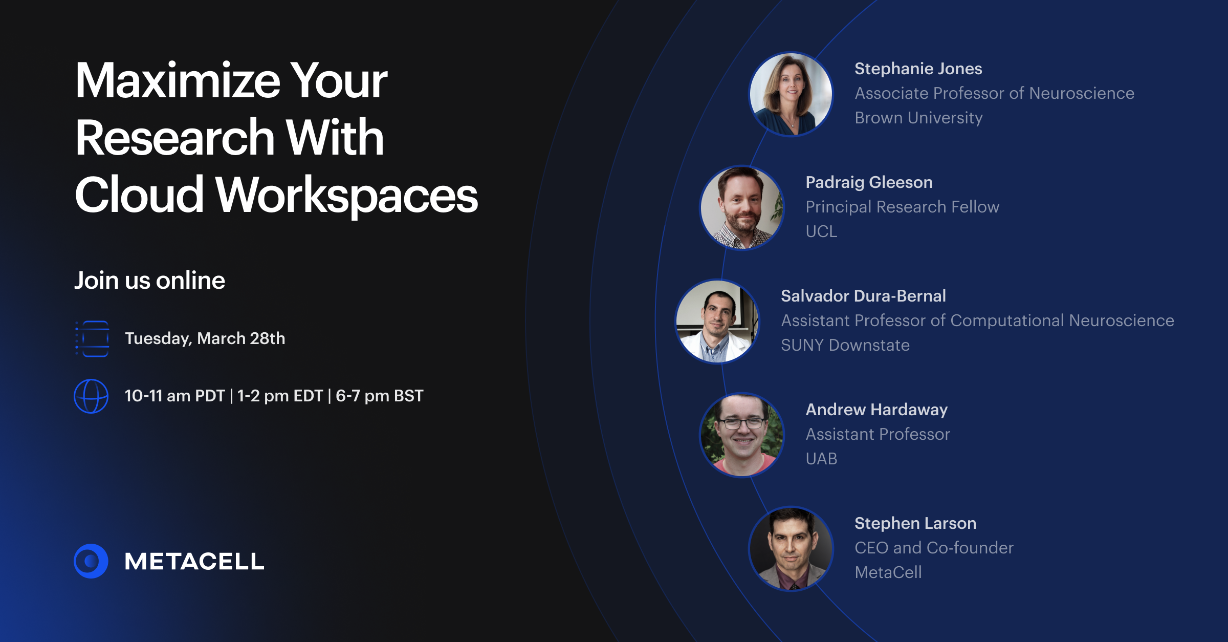 [WEBINAR] Maximize Your Research With Cloud Workspaces | MetaCell Webinars