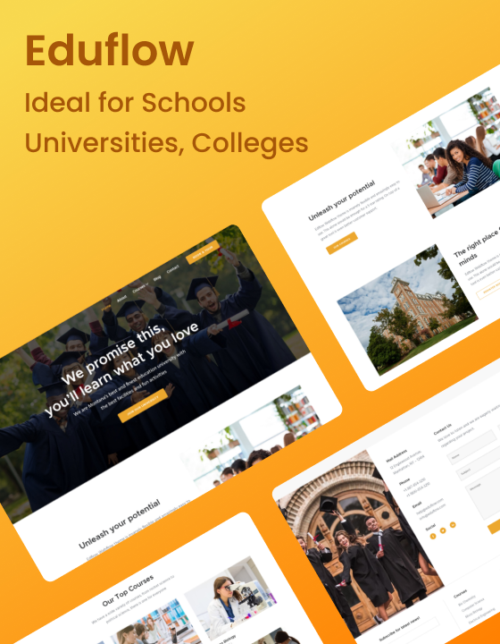 EduFlow - New Learning Webflow Template - FlowSites