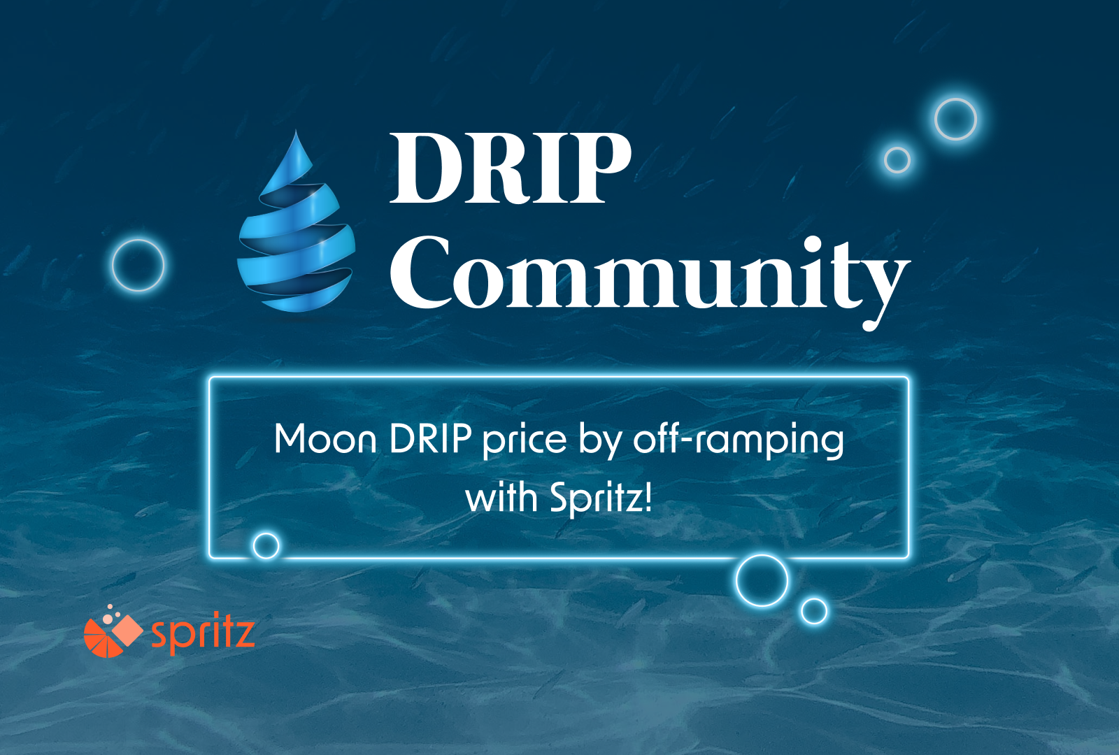 Announcing Spritz x DRIP Community Rewards - Spritz Finance
