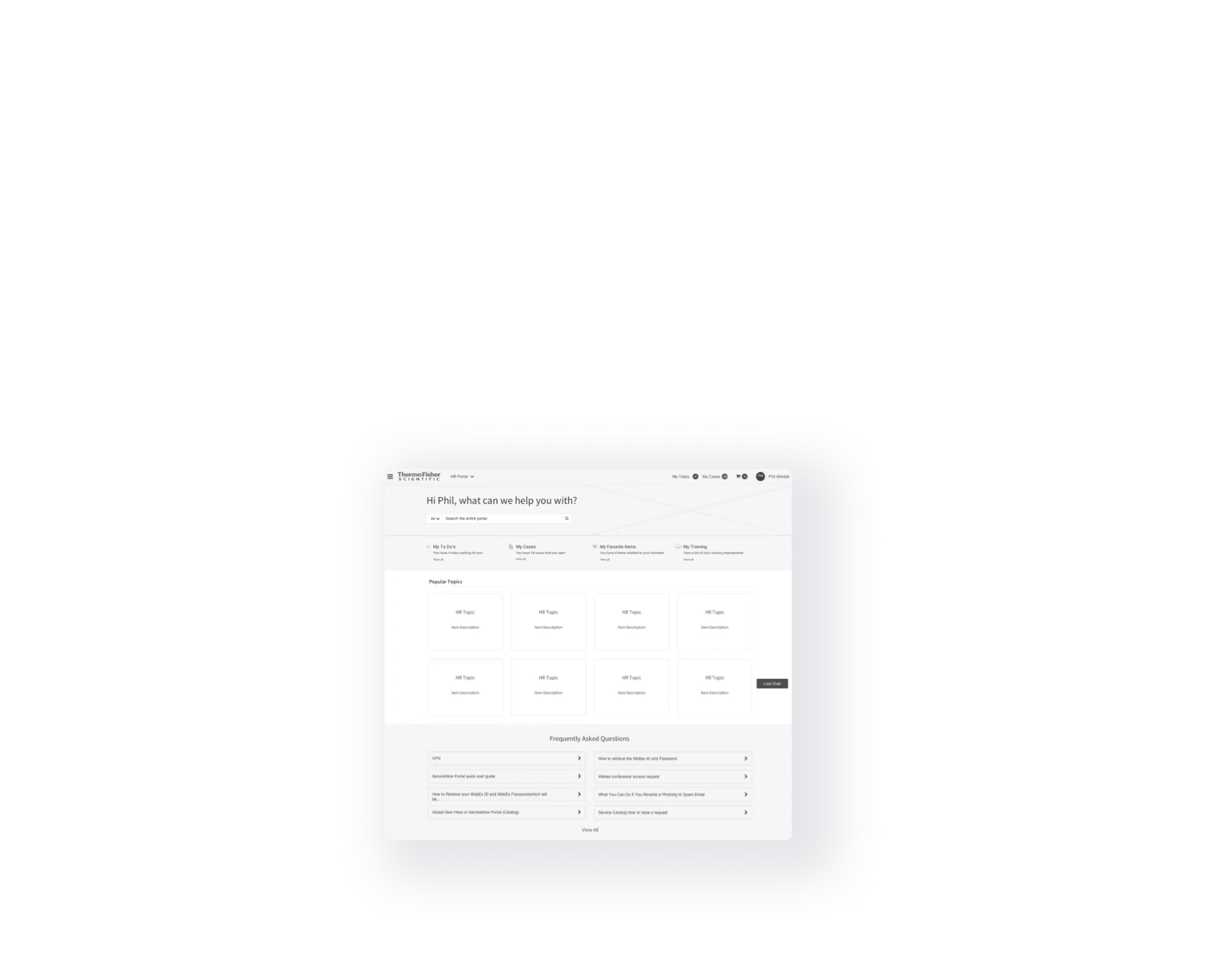 Thermo Fisher HR Service Portal | NewRocket
