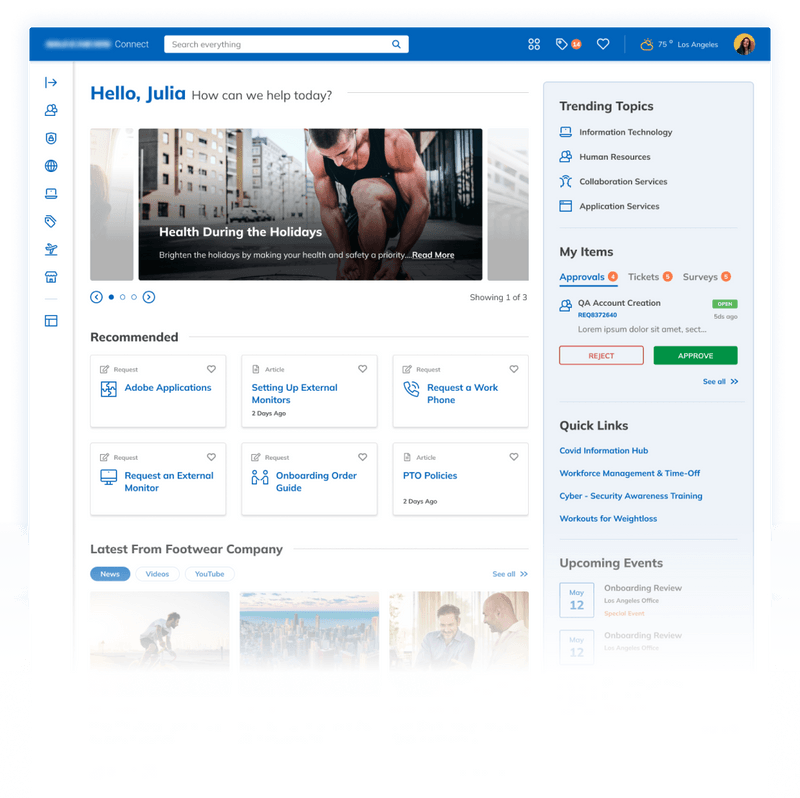 Case Study: Pairing Employee Center with an Engaging Intranet Experience