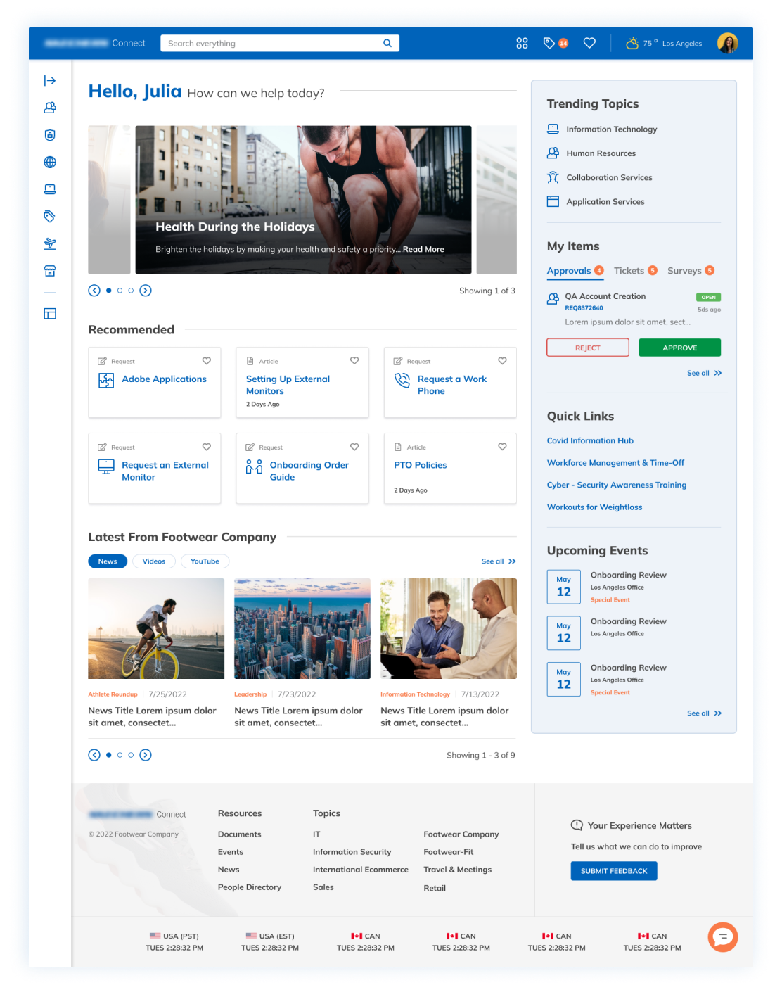 Case Study: Pairing Employee Center with an Engaging Intranet Experience