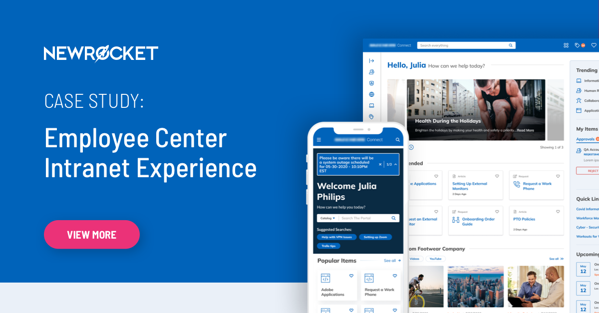 Case Study: Pairing Employee Center with an Engaging Intranet Experience