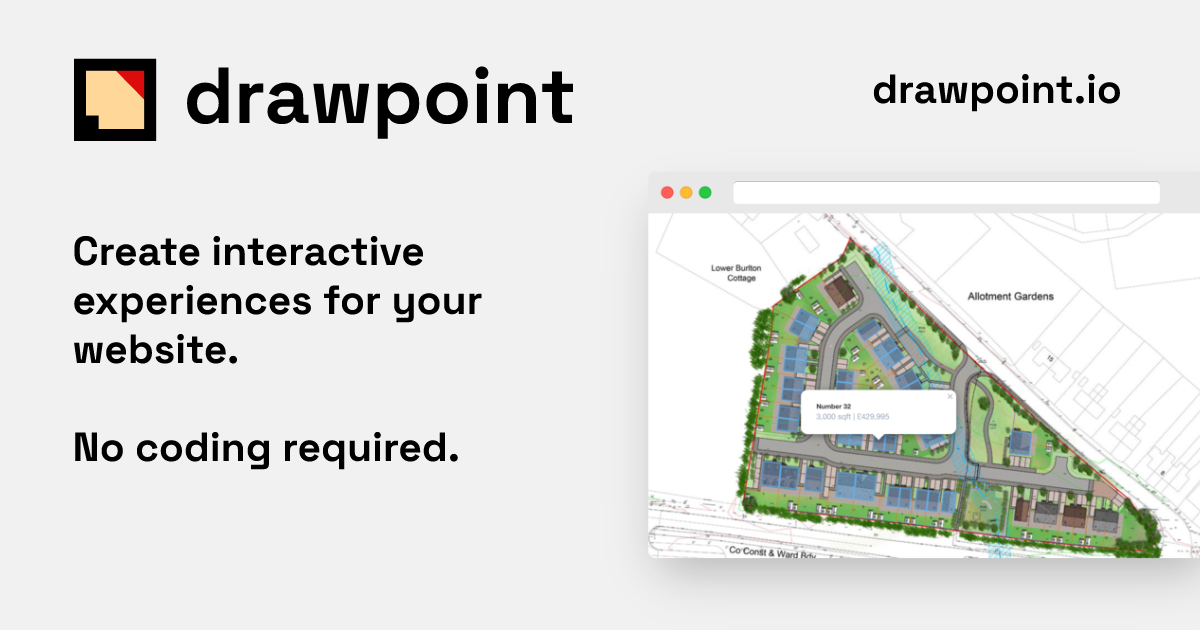 Drawpoint - Interactive maps and images for your website
