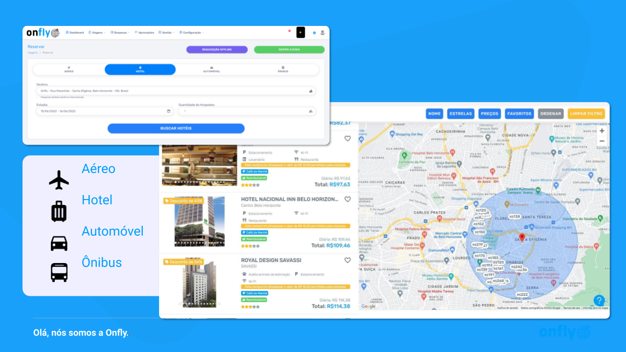 Sistema de gestão com ONFLY