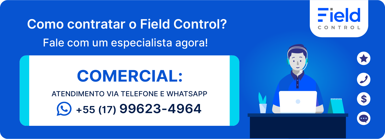 Sistema de gestão com FIELD CONTROL
