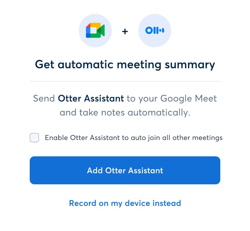 Otter Voice Meeting Notes - Otter.ai