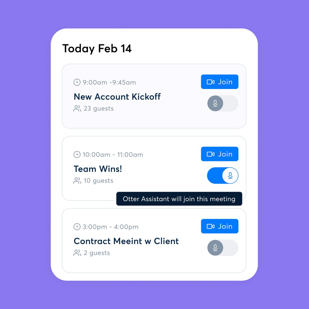 Meeting Notes - Real-time, Shareable, Secure | Otter.ai