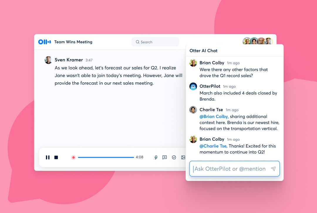 Otter AI Chat for meetings | Otter.ai