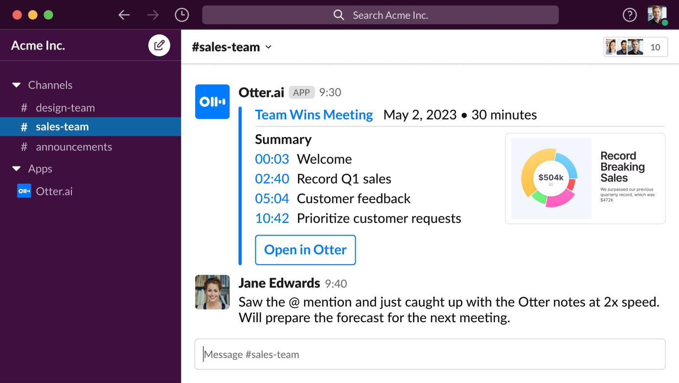 Apps & Integrations | Otter.ai
