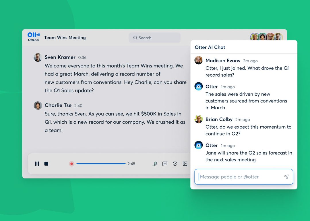 Otter AI Chat for meetings | Otter.ai