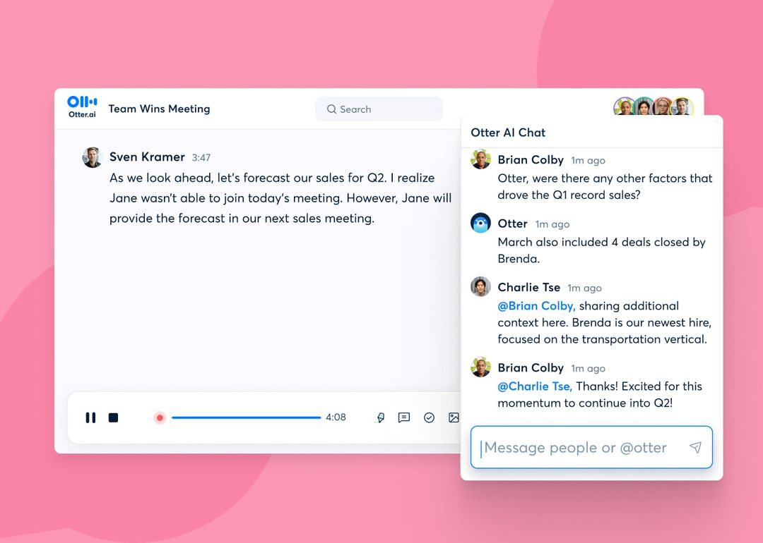 Otter AI Chat for meetings | Otter.ai