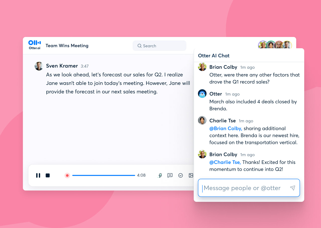 Otter AI Chat for meetings | Otter.ai