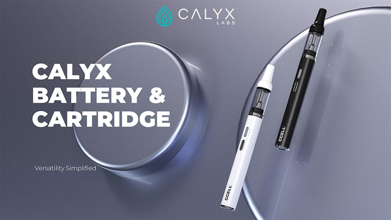 Calyx Cannabis Vape Battery and Cartridge