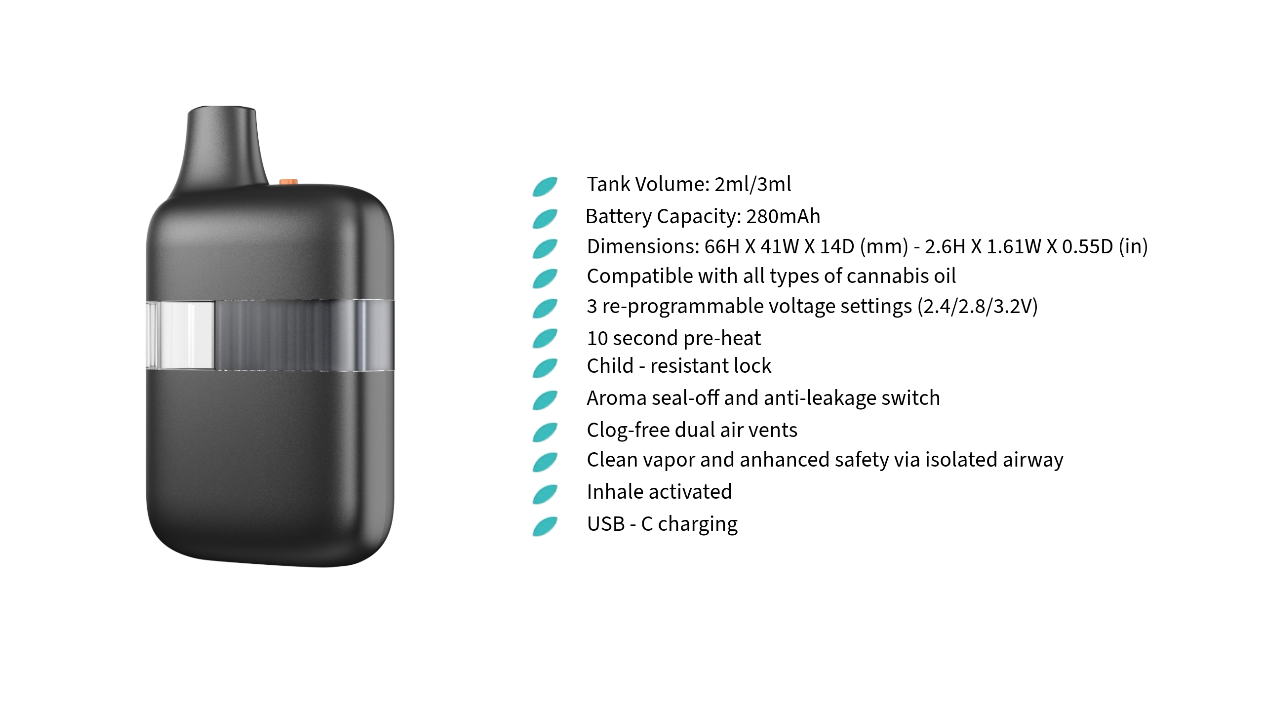 Wholesale CCELL® Atom Disposable Vapes Pro from Calyx Labs