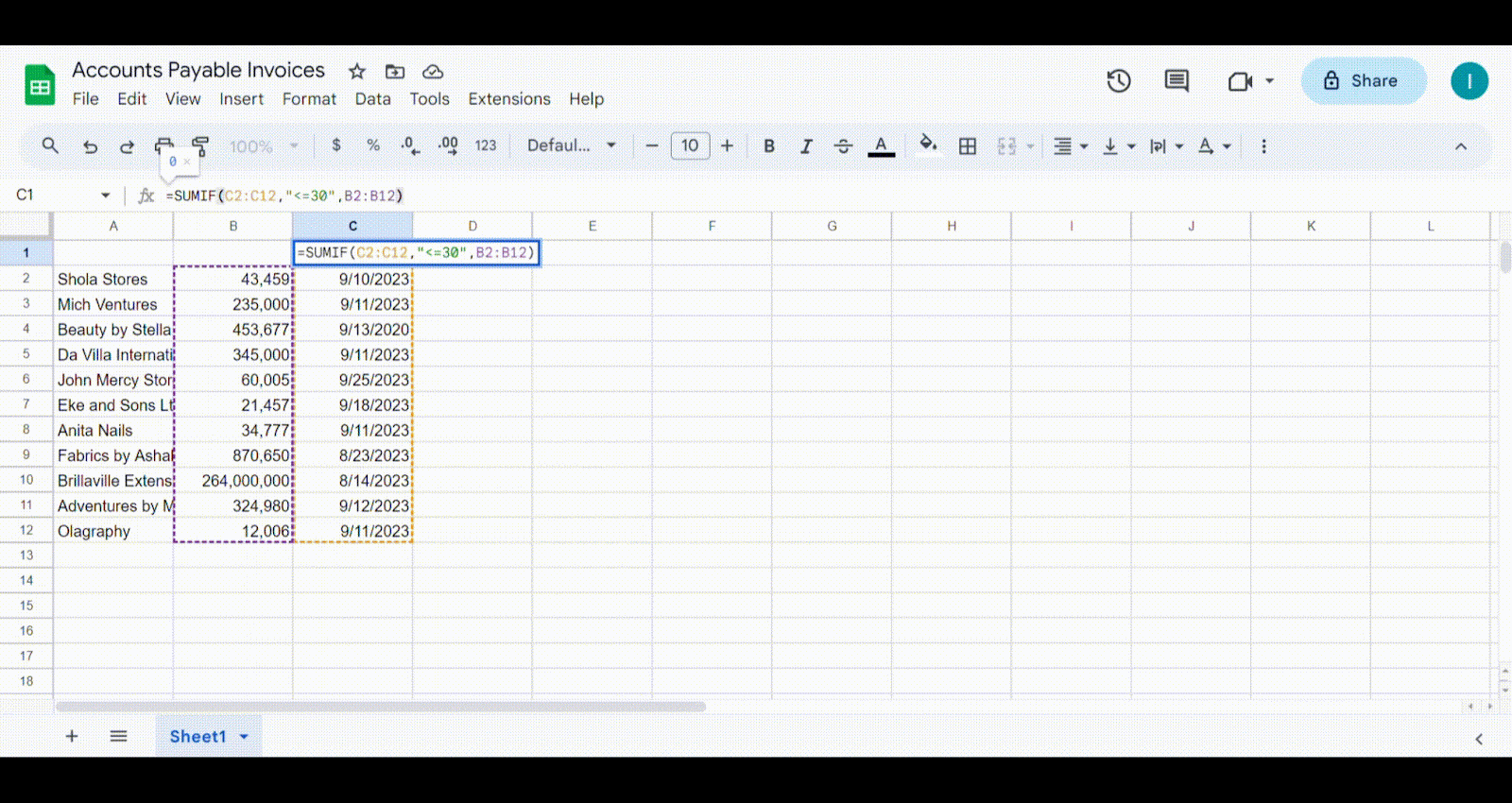 10 Account Payable Excel Formulas Every Accountant Should Know