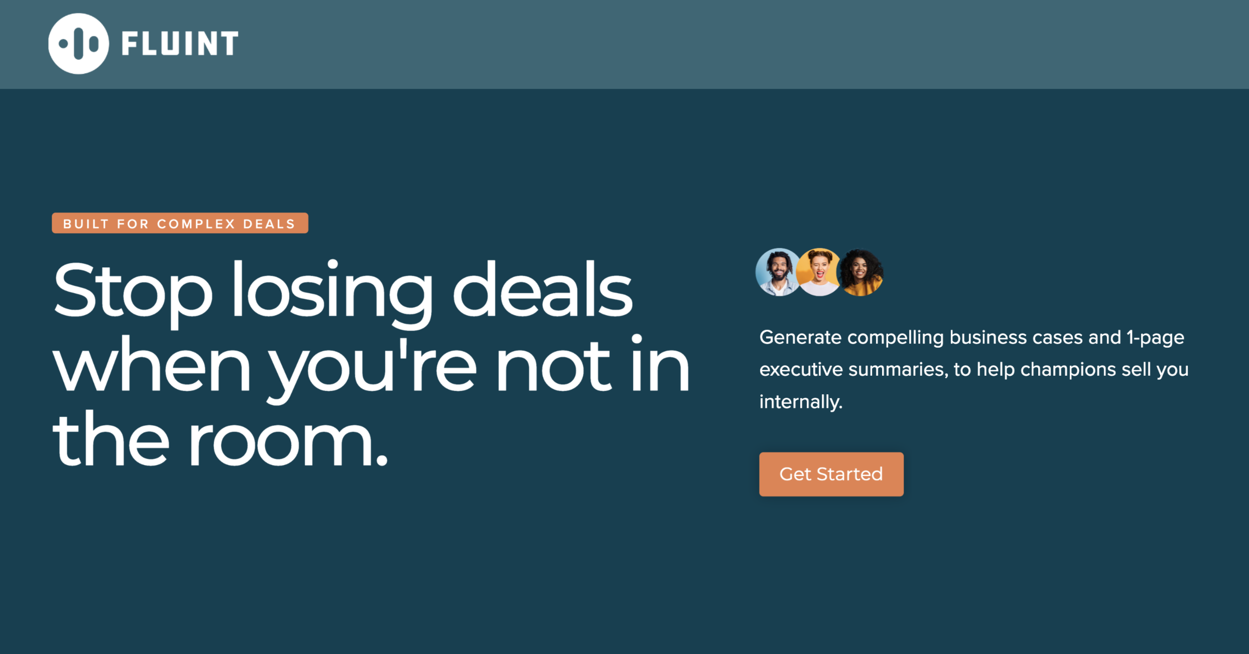 Fluint, the #1 Way to Create Deal Champions in B2B Sales
