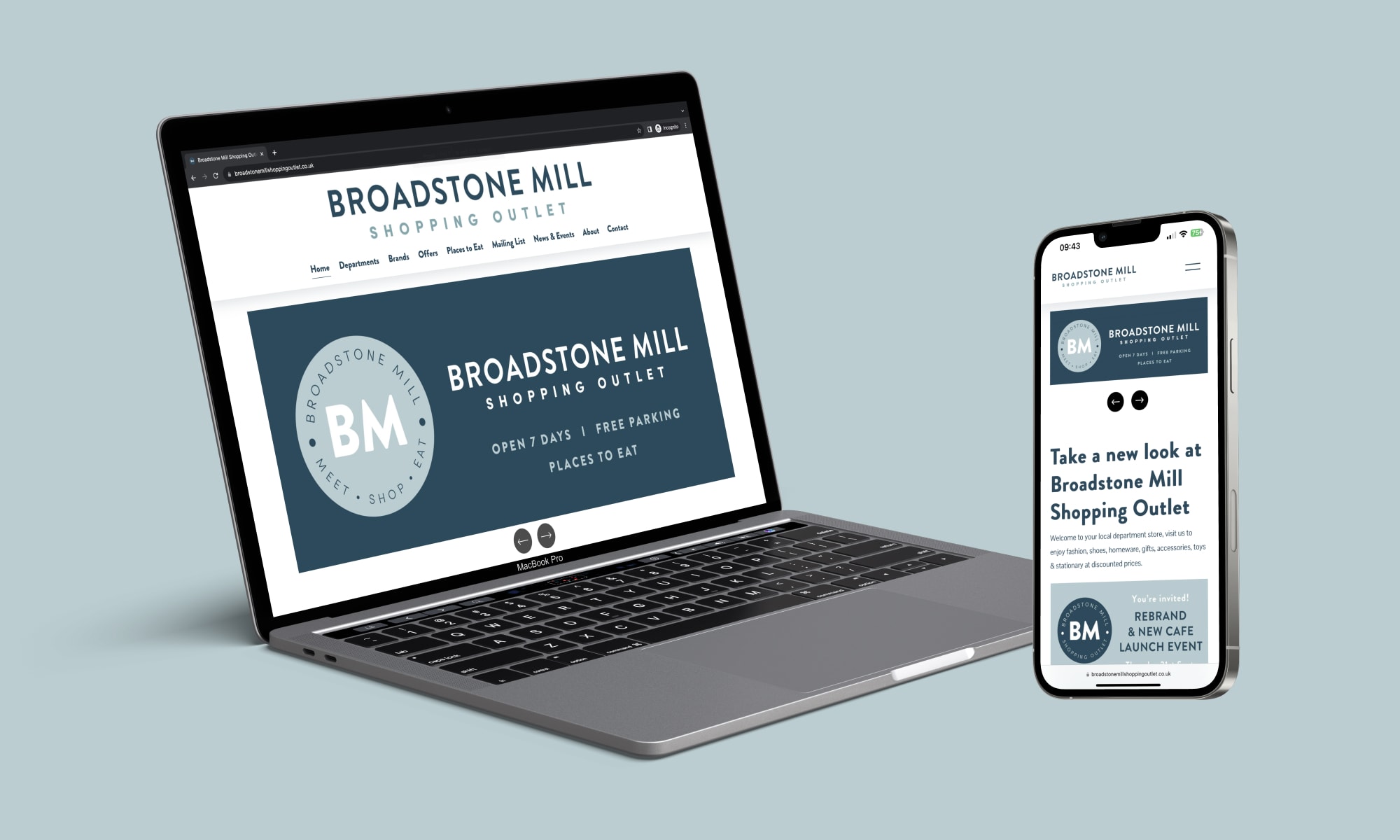 Broadstone Mill Shopping Outlet | SITEZO