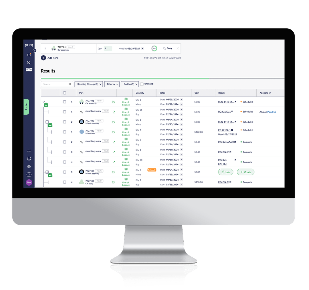First Resonance | ION Autoplan: Material Resource Planning (MRP) with a ...