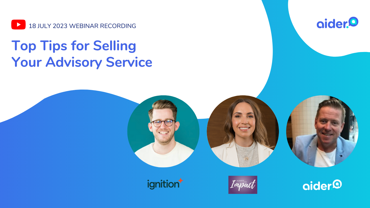 Top Tips for Selling Advisory Services