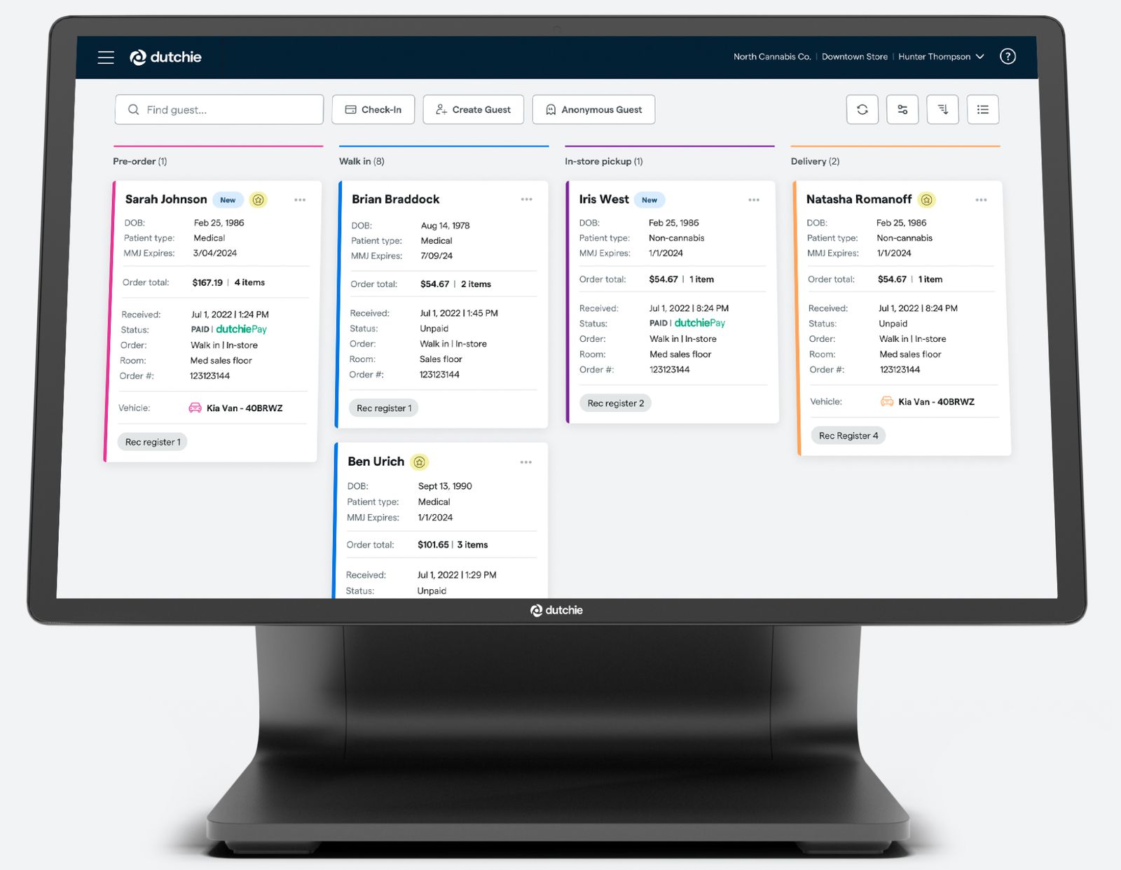 Cannabis POS - Dispensary Point of Sale System | Dutchie POS