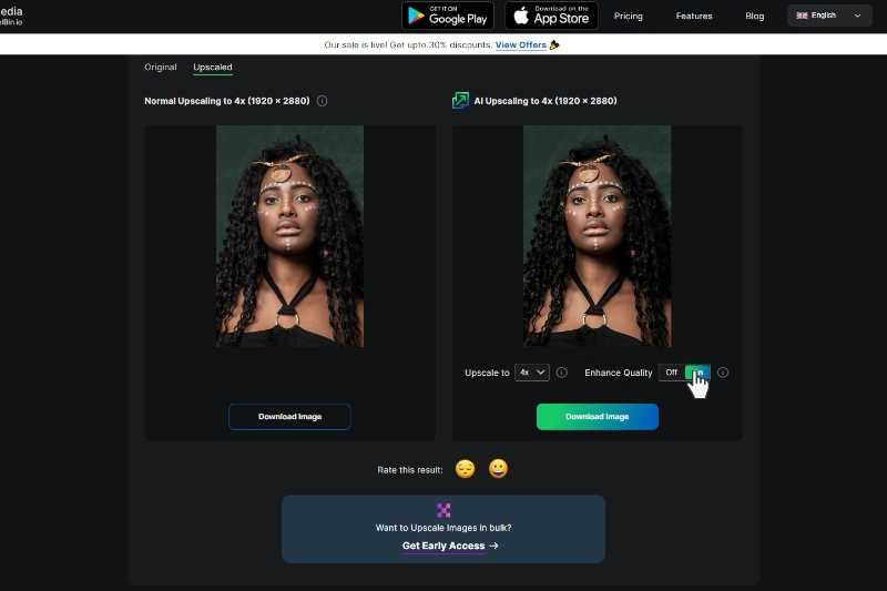 Increase JPEG/JPG Image Quality - Convert JPEG/JPG to High Resolution Image