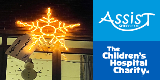 Christmas Snowflake and ASSIST Sheffield | News | C+A Design
