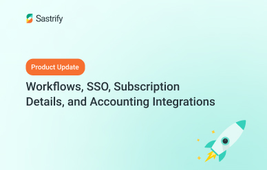 Product Update: Workflows, SSO, Subscription Details, and Accounting ...