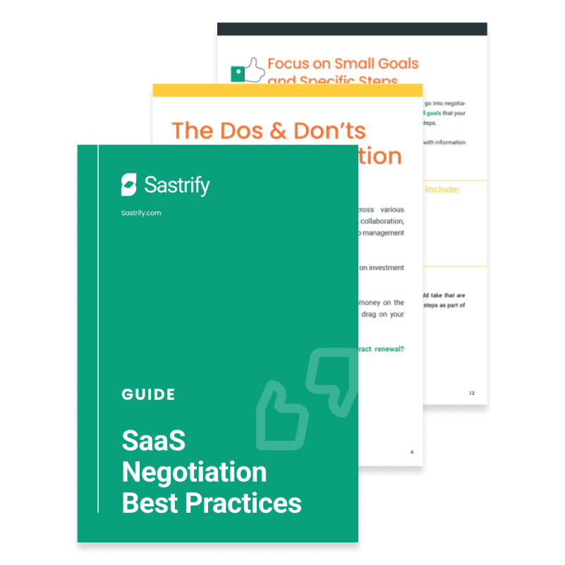 SaaS Negotiation Best Practices