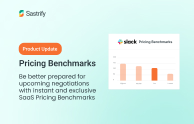 Introducing Pricing Benchmarks: The Fastest Way to Prepare for Negotiations