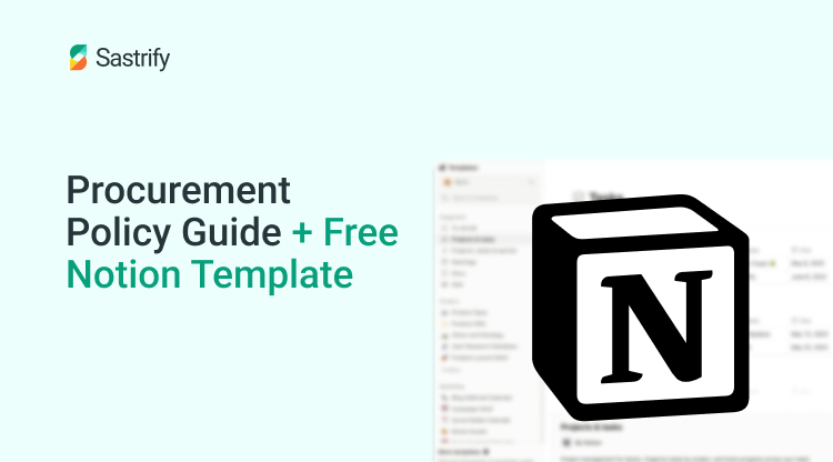 Procurement Policy Guide + Free Notion Template