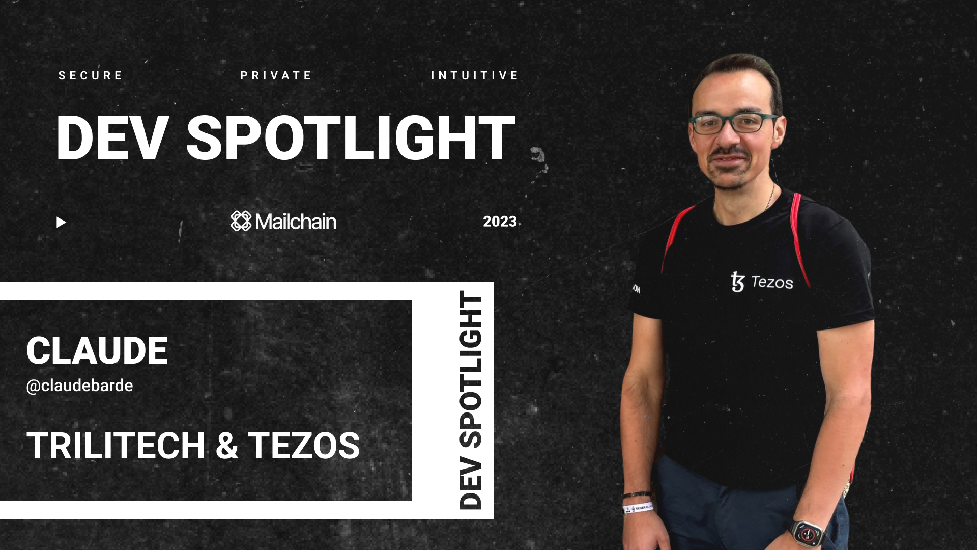 Mailchain Learn | Dev Spotlight EP8 - Claude Barde - Trilitech & Tezos