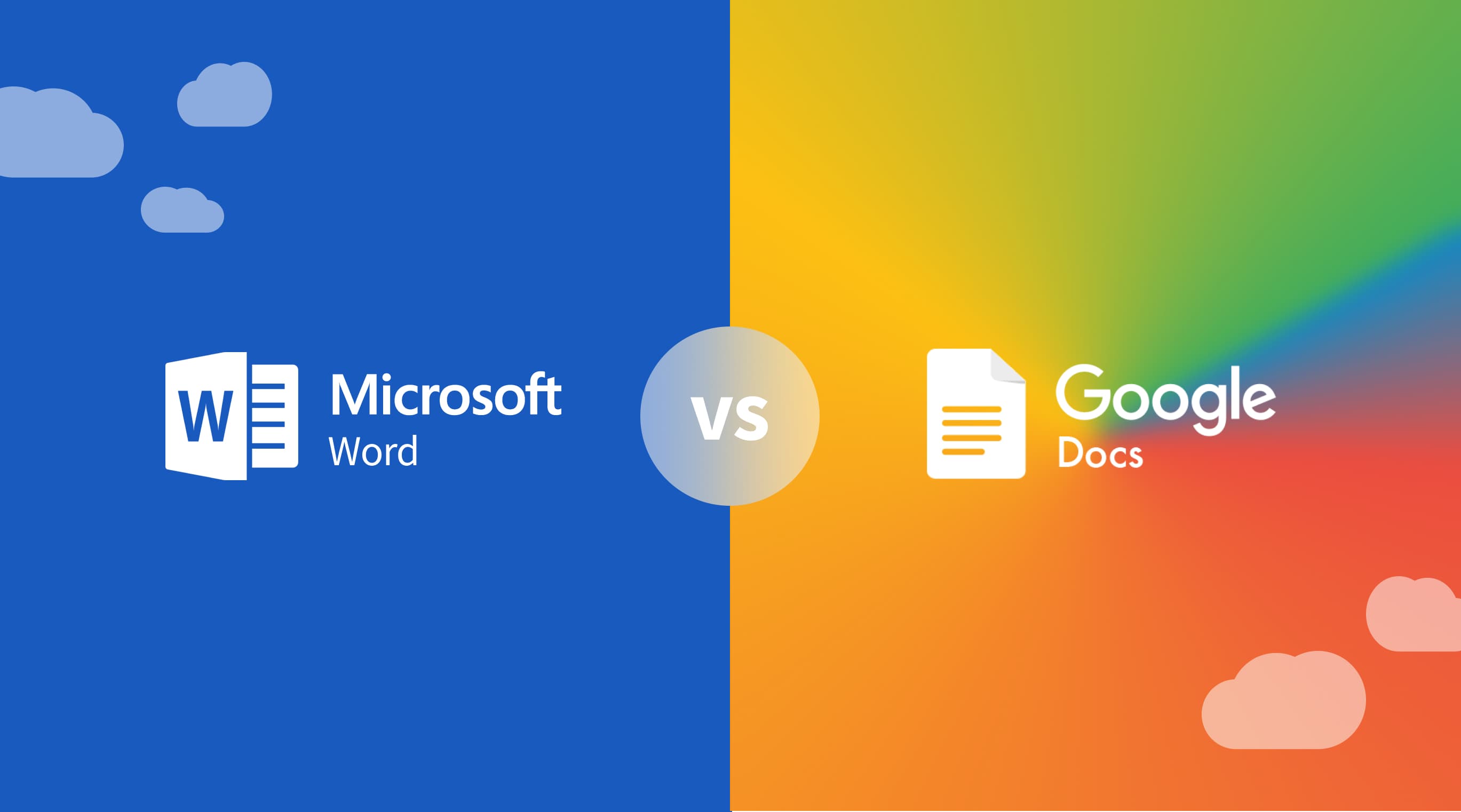 Das beste Textverarbeitungsprogramm: Google Docs vs. Microsoft Word