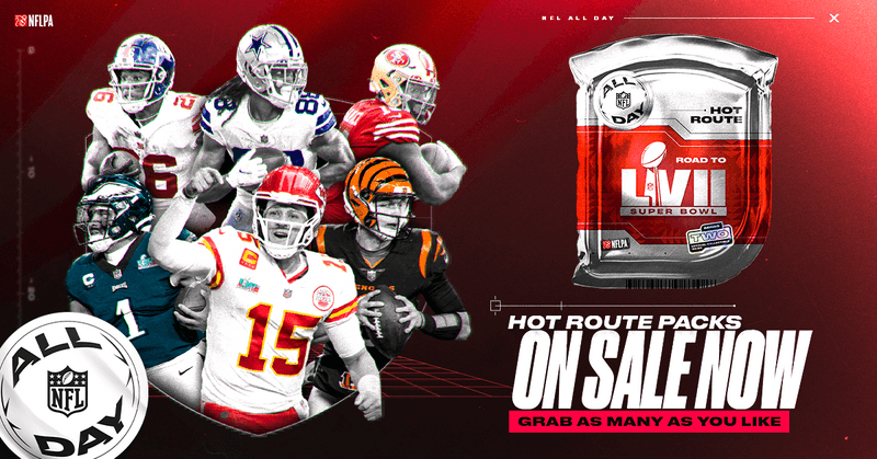 HAPPY PACK-RIPPING: Pull big Playoff Moments in our Hot Route packs!