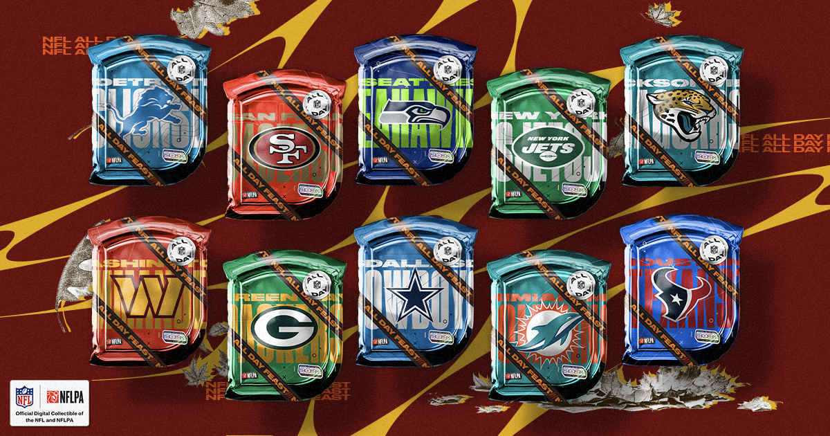 NFL ALL DAY Feast Team Pack Contents