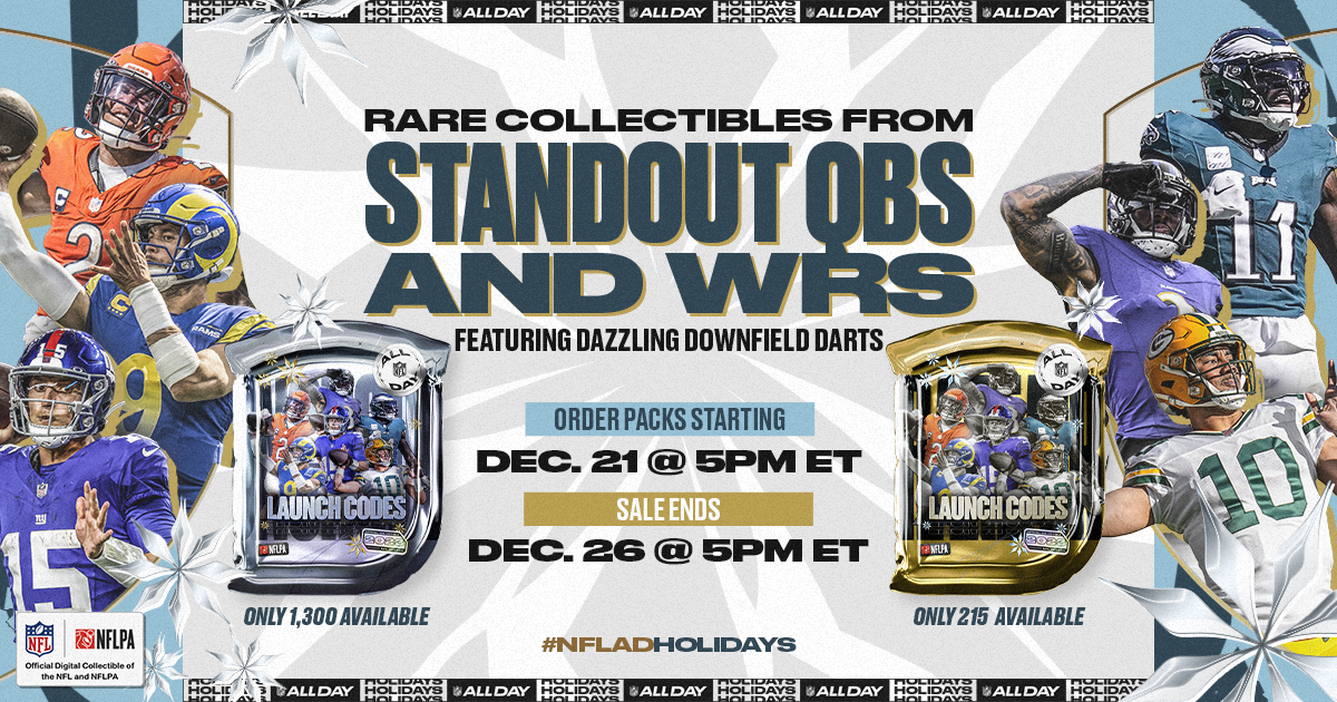 LAUNCH CODES: PULL RARE COLLECTIBLES FROM QBS AND WRS