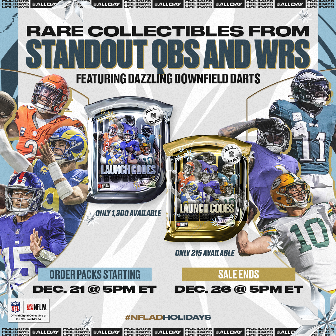 LAUNCH CODES: PULL RARE COLLECTIBLES FROM QBS AND WRS
