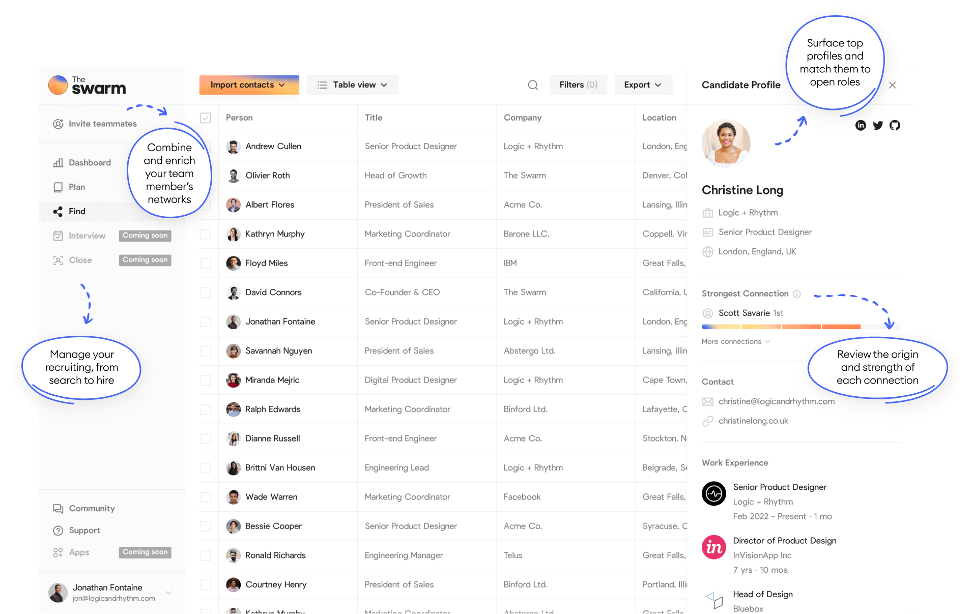 The Swarm - Tap into the power of network recruiting.