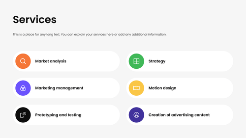 Services Slide Templates - slidddo