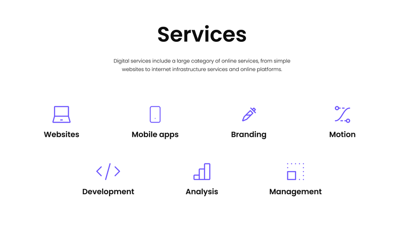Services Slide Templates - slidddo