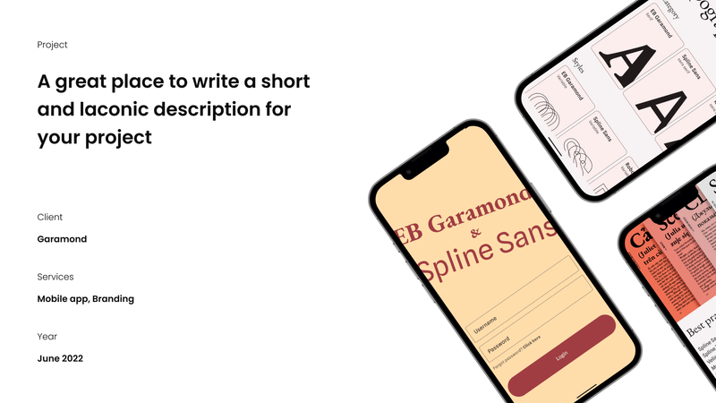 Portfolio Slide Templates - slidddo