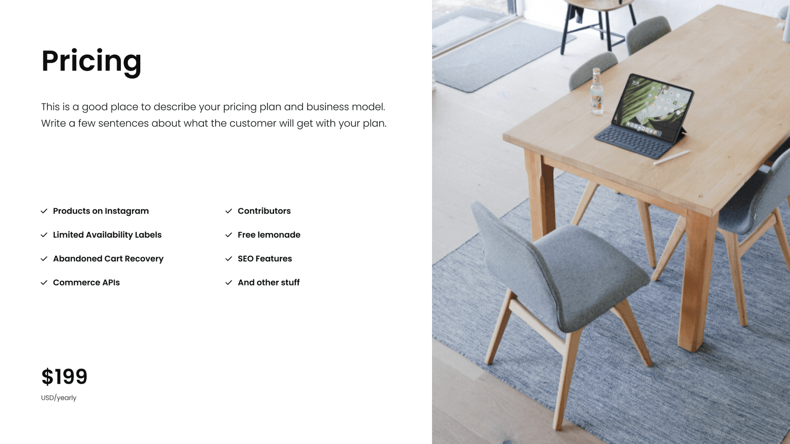 Business Model & Price Slide Templates - slidddo