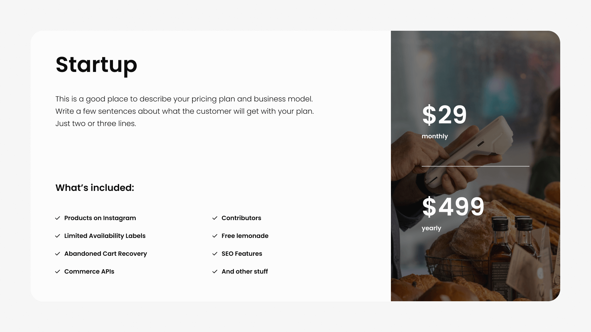 Business Model & Price Slide Templates - slidddo