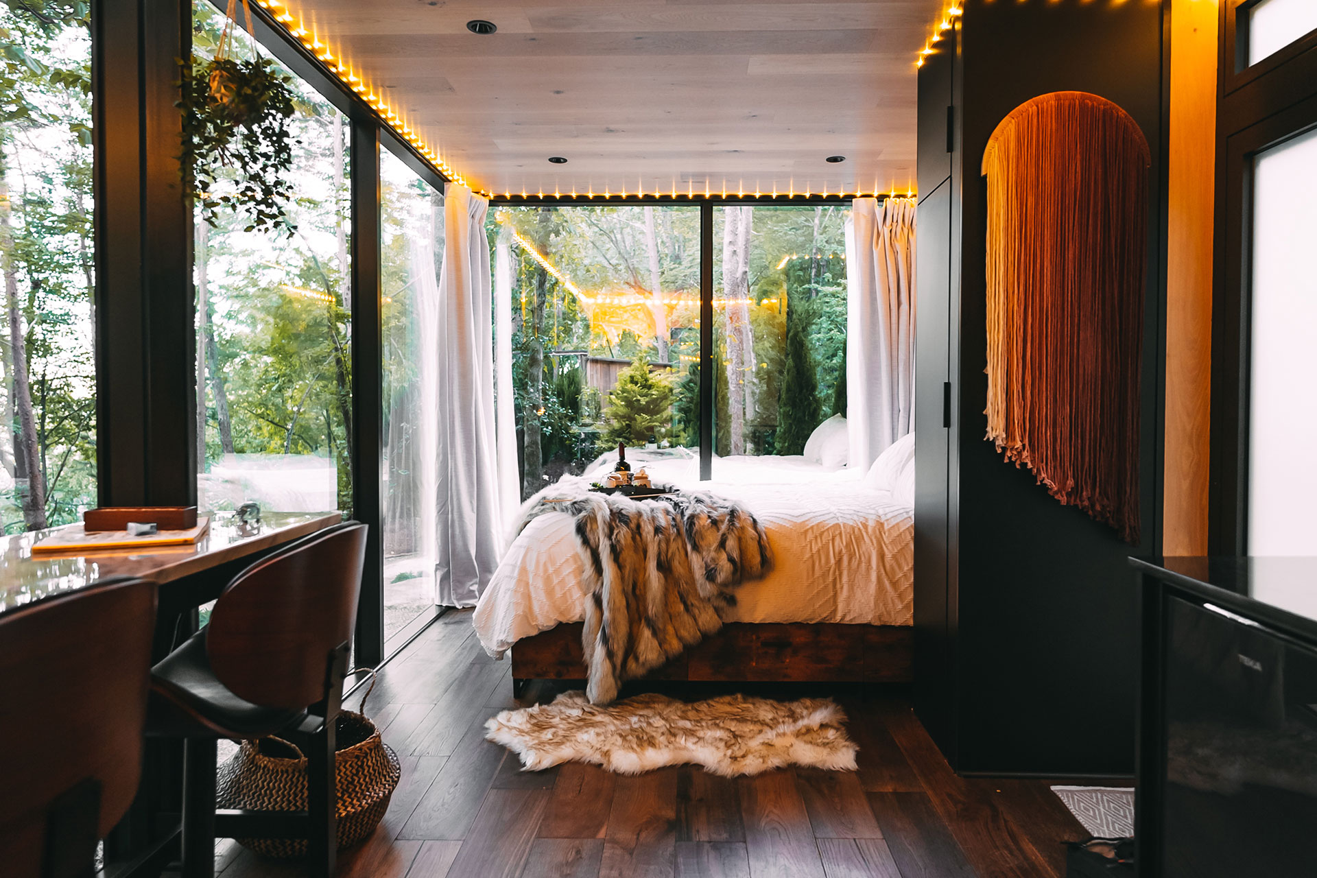 Mirror Cabins at Bolt Farm Treehouse | Luxury Accommodations